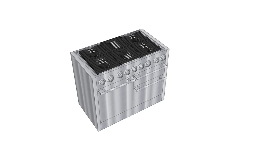 Mercury Range Cooker | 3D Warehouse