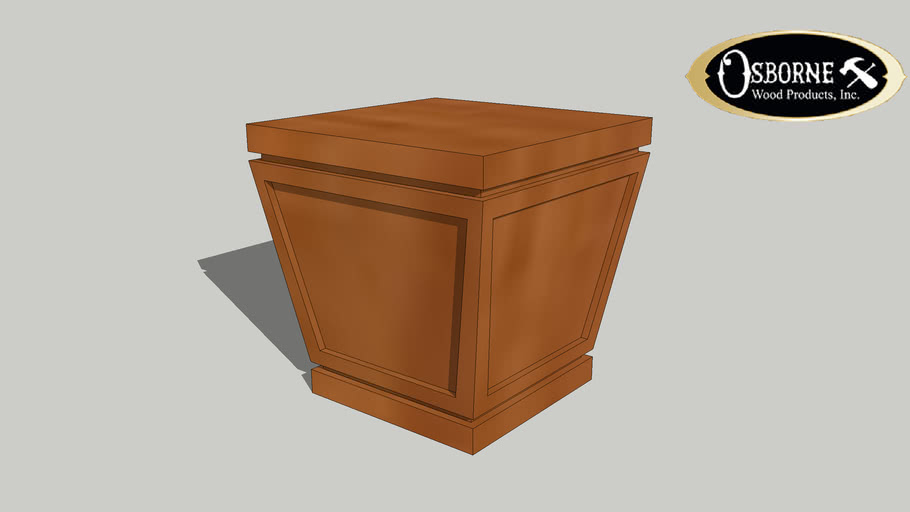Small Tapered Mission Bunfoot (4' x 4' x 4') | 3D Warehouse