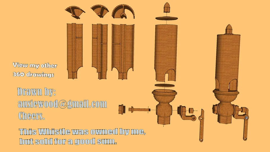 Locomotive Steam Whistle | 3D Warehouse