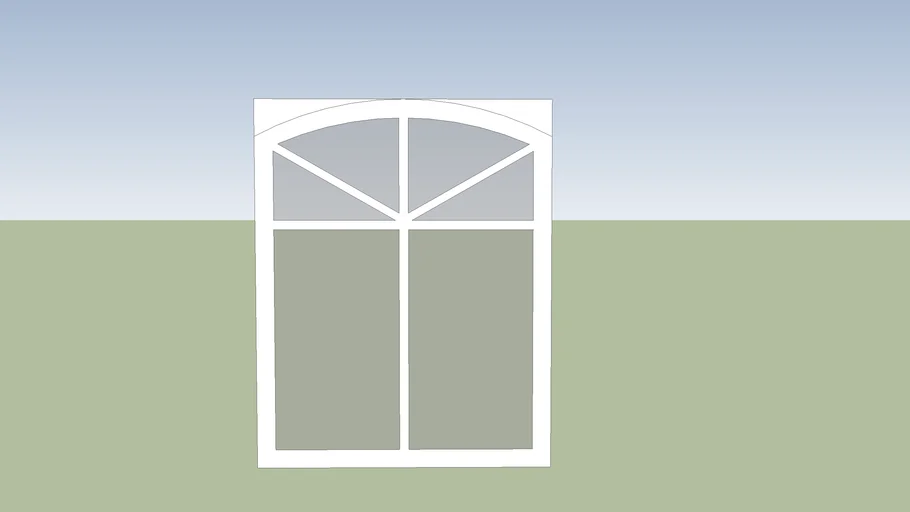 Round Top Window | 3D Warehouse
