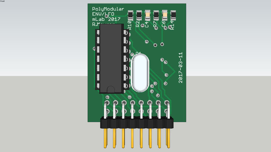mLab Envelope/LFO module | 3D Warehouse