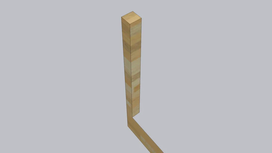 Deck Post | 3D Warehouse