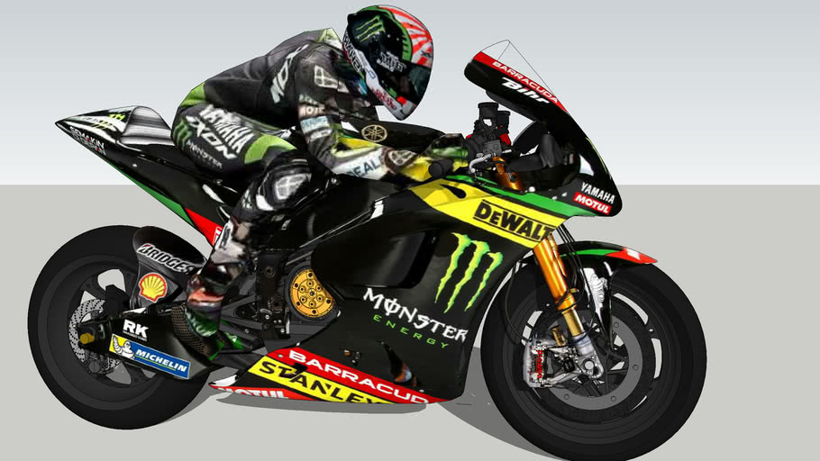 YAMAHA TECH-3 @Johan Zarco | 3D Warehouse