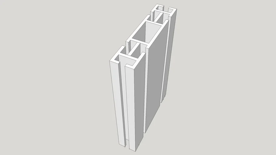 Aluminium profil Octanorm | 3D Warehouse