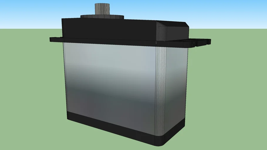 servo rc taille standard | 3D Warehouse