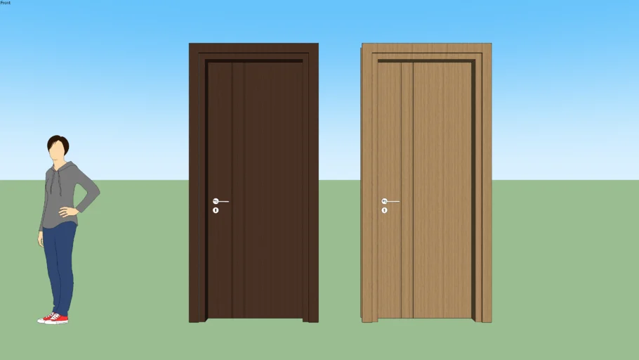 PINTU KAMAR 200X90 (ARCHITRAP) | 3D Warehouse