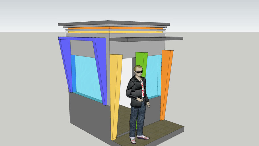 Pos jaga | 3D Warehouse