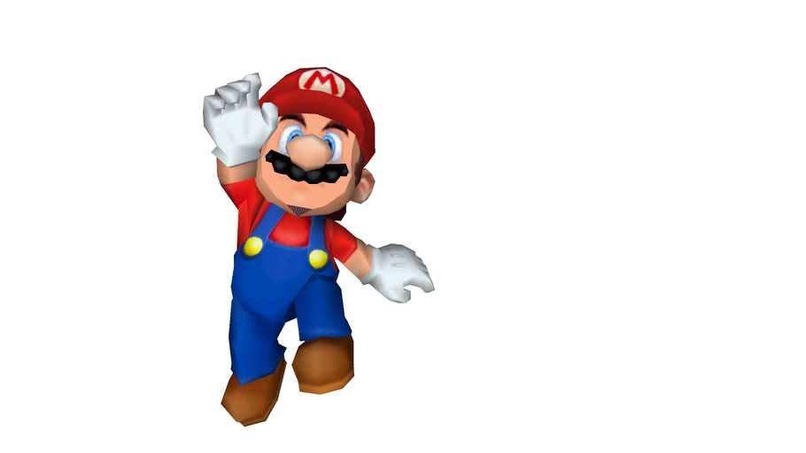 sms mario pose jump | 3D Warehouse