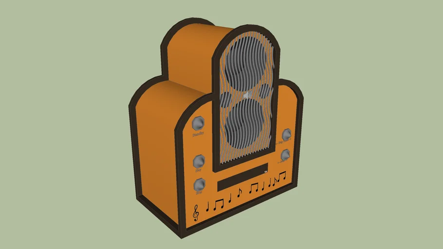 'Retro Wave' sound system | 3D Warehouse