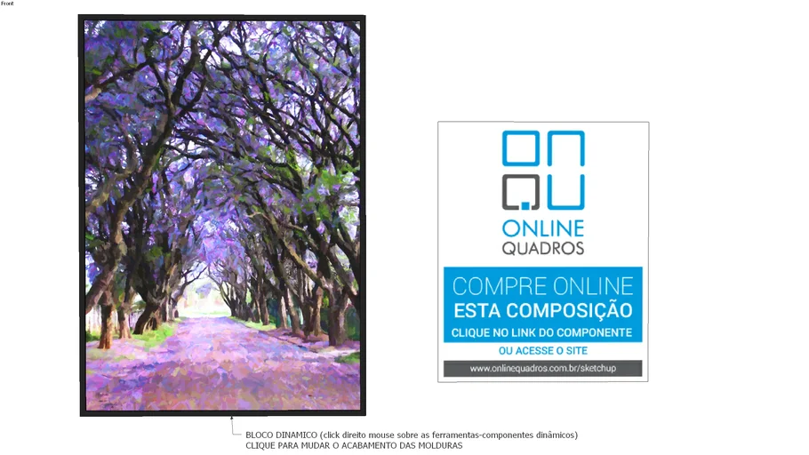 Quadro Classico - Ipe Roxo | 3D Warehouse