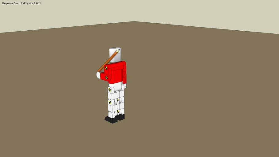 Scr_Sh SketchUp Army SketchyPhysics Controlled | 3D Warehouse