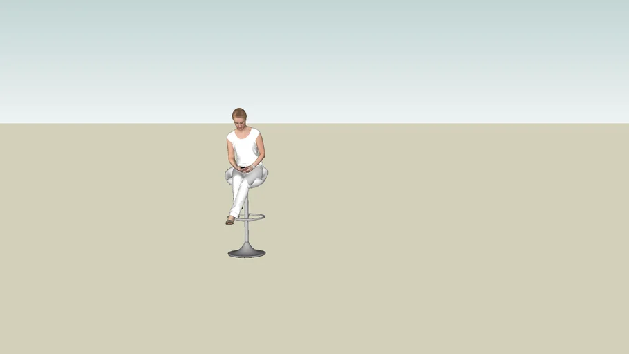 woman sitting 3 | 3D Warehouse