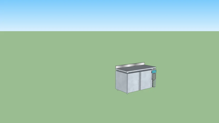 Undercounter Chiller / Freezer 2 Doors Thermacool with BS | 3D Warehouse