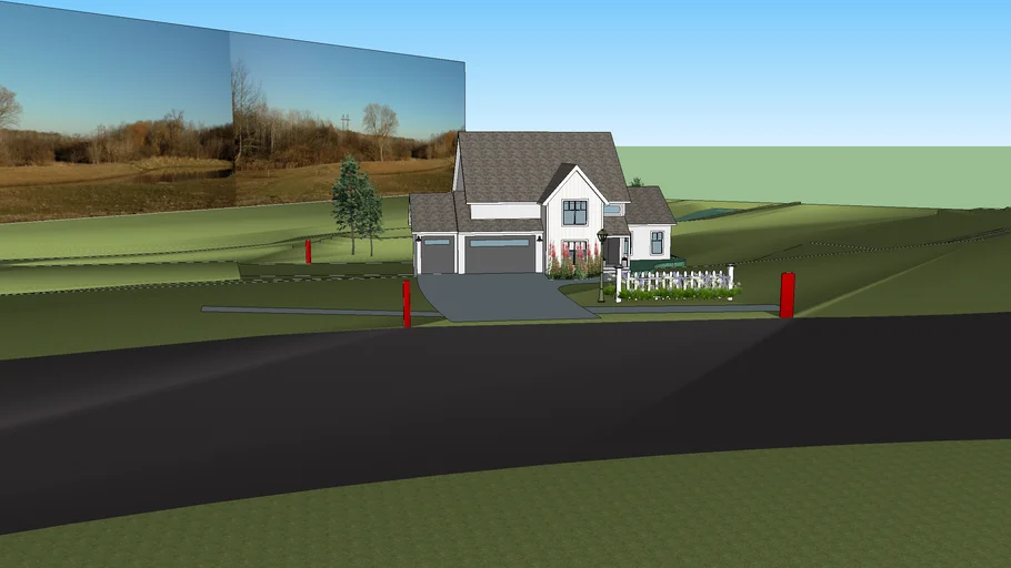 Monterey plan topography | 3D Warehouse