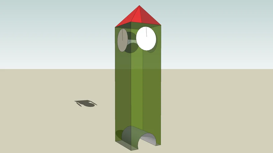 Modern Clock Tower | 3D Warehouse