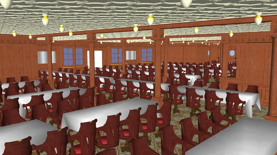 Titanic 2nd Class Dining Room