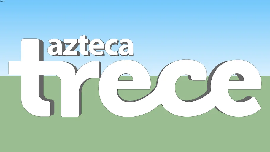 Azteca Trece logo (2014-2016) | 3D Warehouse