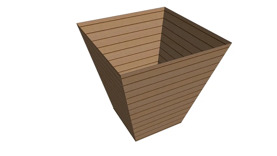 Wooden Planter Box | 3D Warehouse