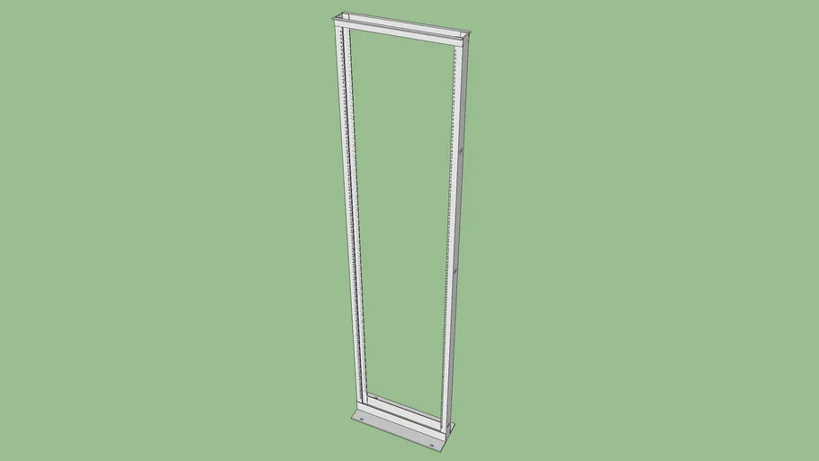 Relay Rack 2ft2inch x 10inch deep x 9ft Relay Rack | 3D Warehouse