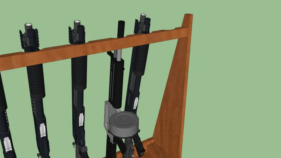 Shot Gun Rack | 3D Warehouse