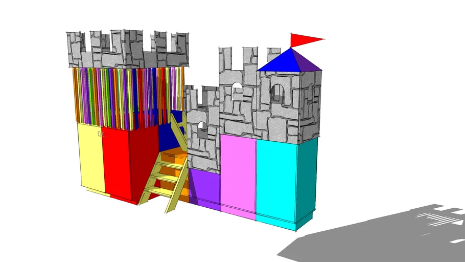 Castle play / storage unit | 3D Warehouse