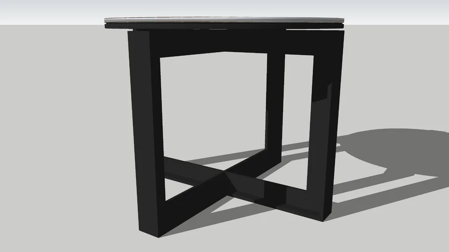 Borek Faro side table round | 3D Warehouse