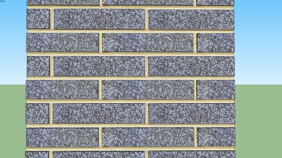 Brick wall 3d | 3D Warehouse
