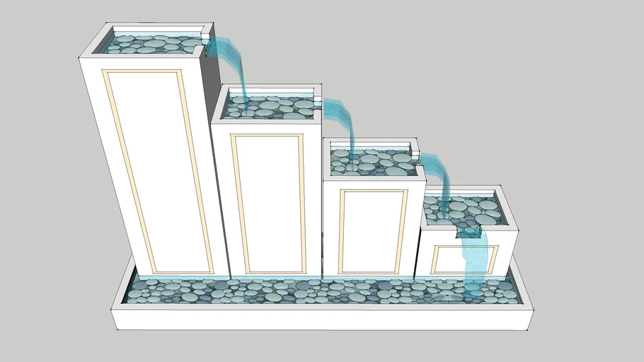 Water Fountain Steps | 3D Warehouse