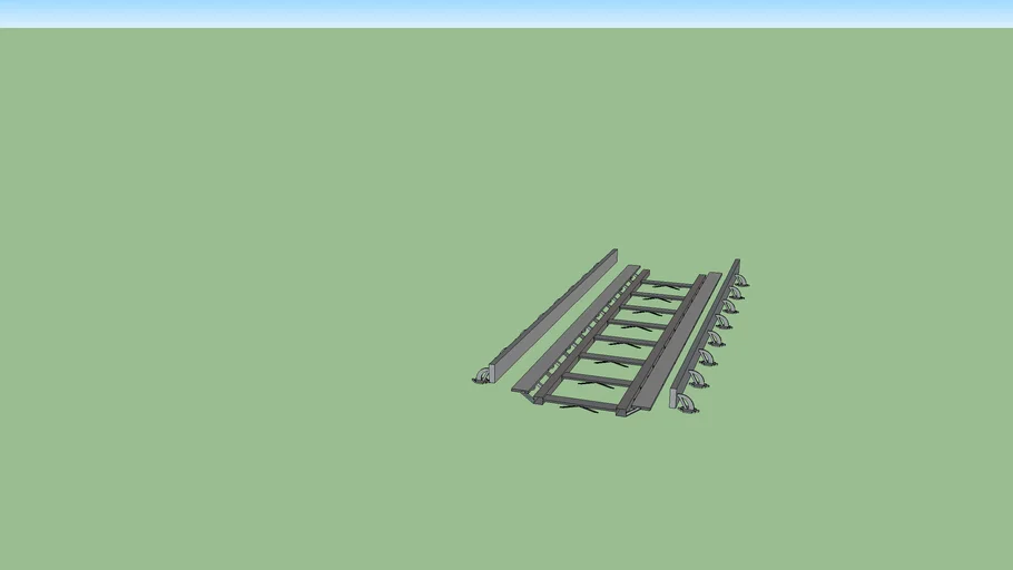 rail simple metro toulouse | 3D Warehouse