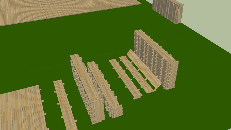 wooden floor wood event floor | 3D Warehouse