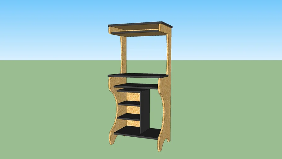 computer desk | 3D Warehouse