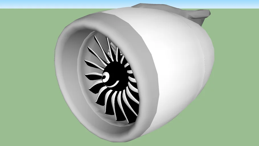 GE9X Left | 3D Warehouse