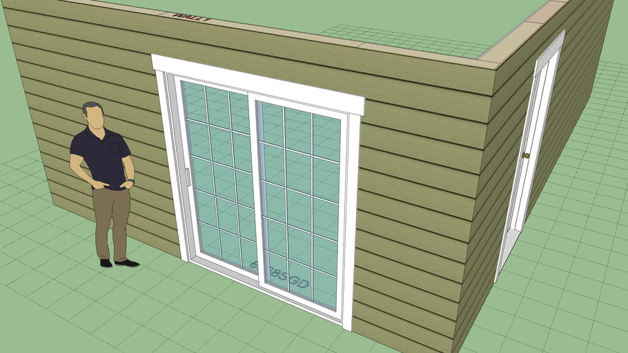 Sliding Glass Door 1 | 3D Warehouse