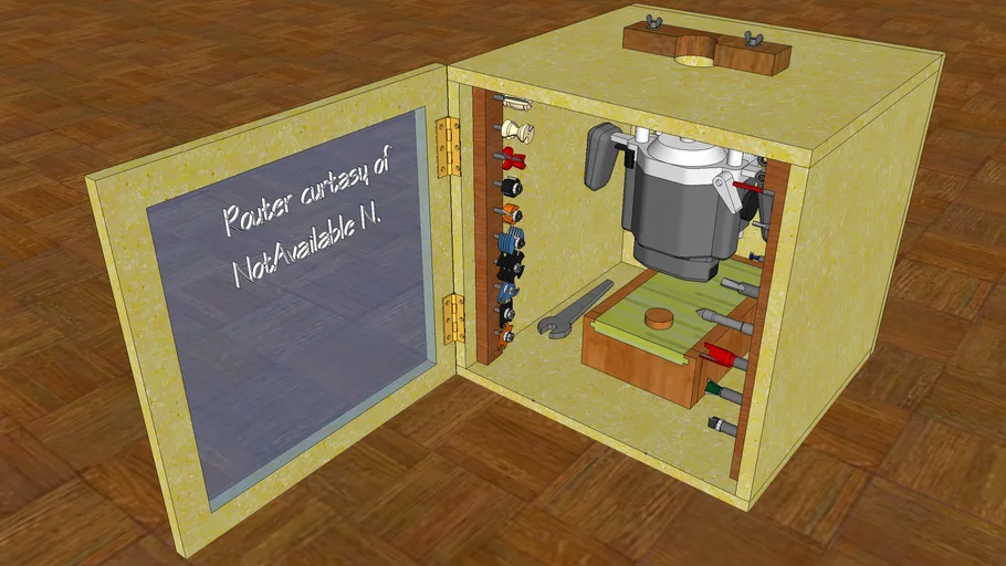 Router Cabinet | 3D Warehouse