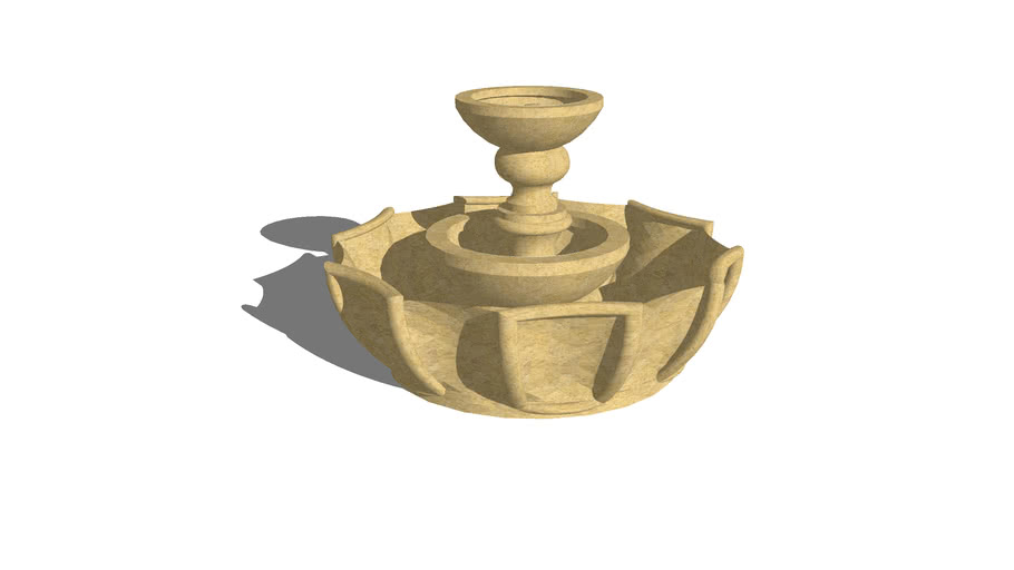 Stone fountain | 3D Warehouse