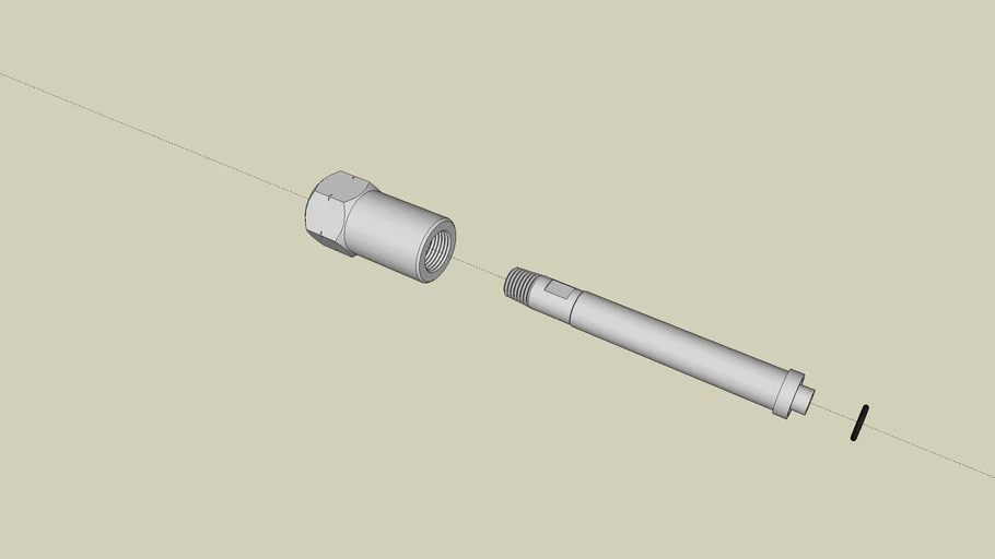 Conector a botella de gas | 3D Warehouse