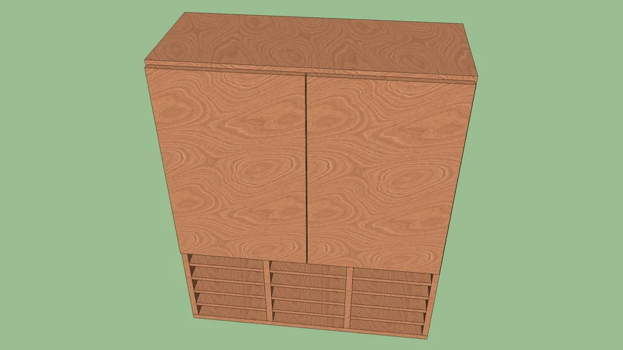 Techline Office Wall Cabinet | 3D Warehouse