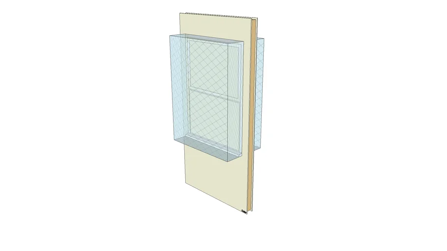 SIP Panel with window opening - Dynamic | 3D Warehouse