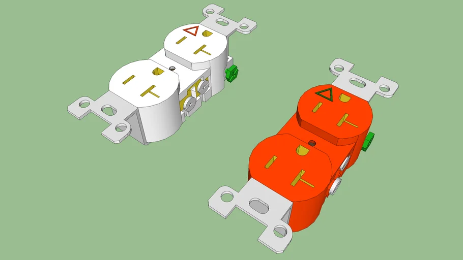 Isolated Ground Receptacles | 3D Warehouse