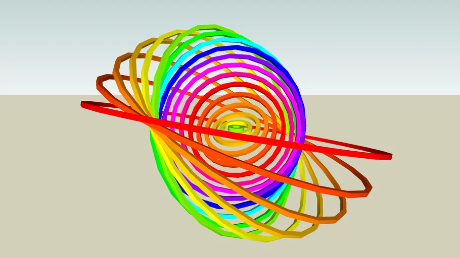 Concentric Rings | 3D Warehouse