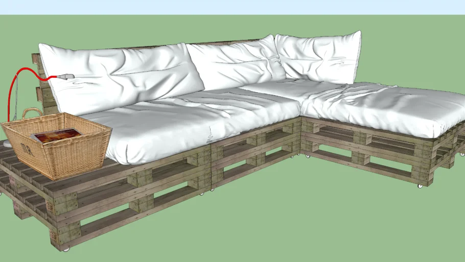 SOFA DE PALLET | 3D Warehouse