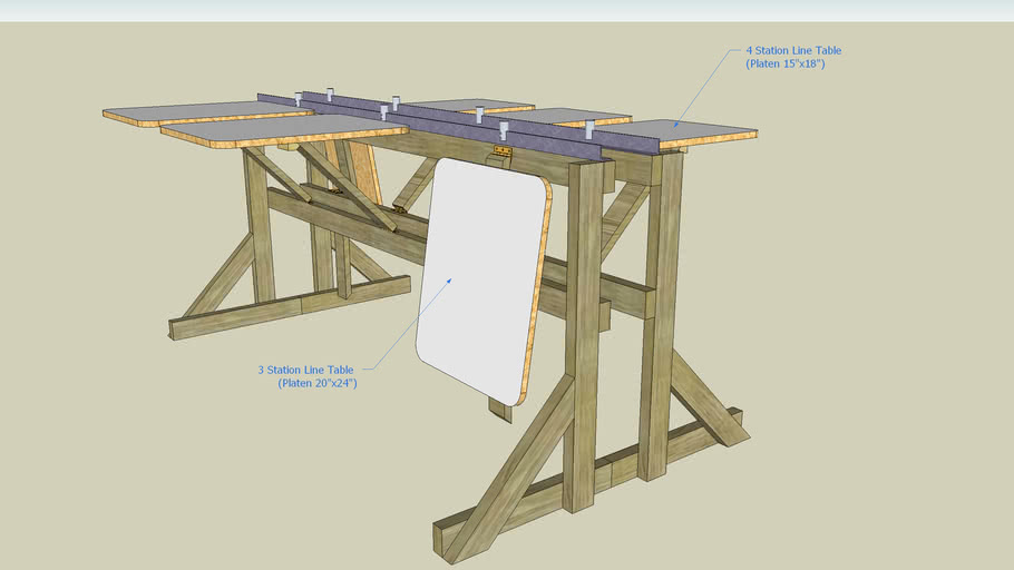 Line Table | 3D Warehouse