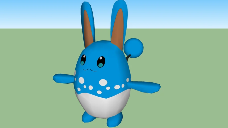 pokemon azumarill 3D | 3D Warehouse