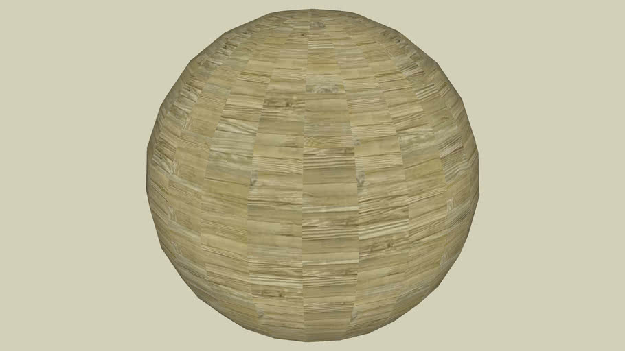 Wooden sphere | 3D Warehouse
