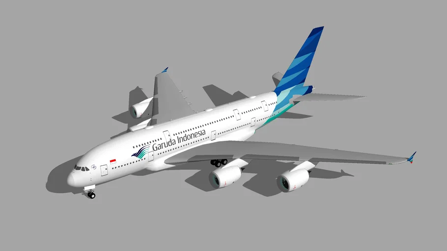 Garuda Indonesia Airbus A380-800 | 3D Warehouse