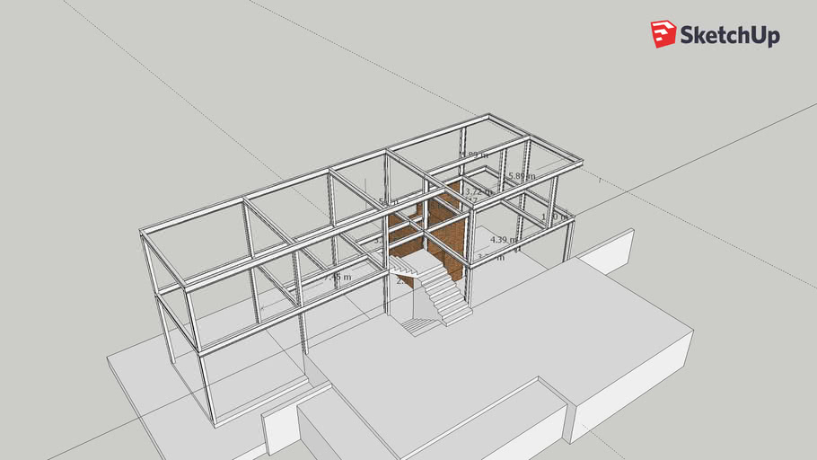casa steel frame | 3D Warehouse