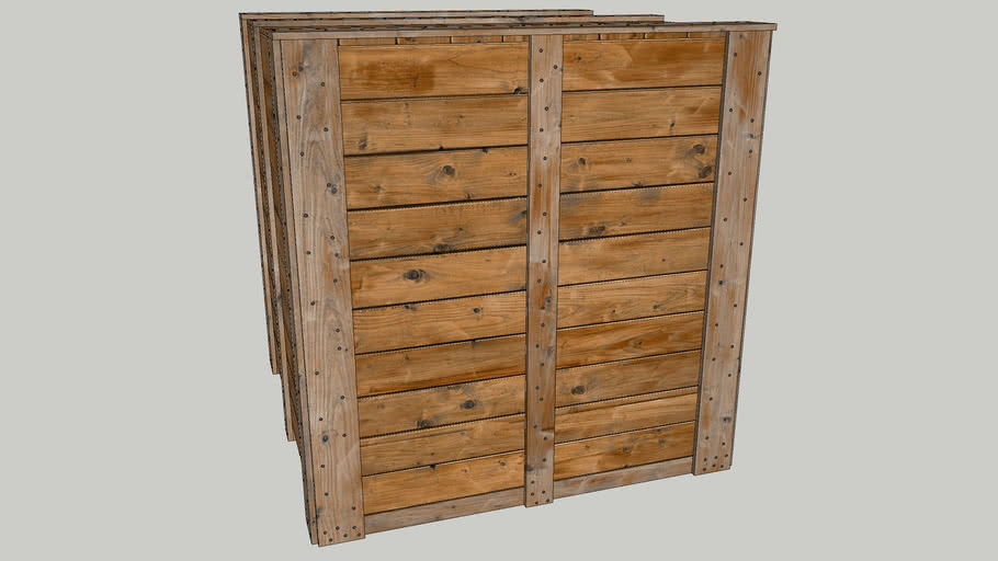 Wooden box | 3D Warehouse