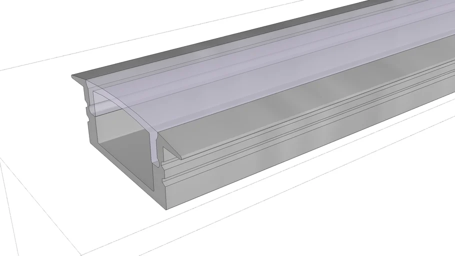 PERFIL LUZ LED 3500K | 3D Warehouse