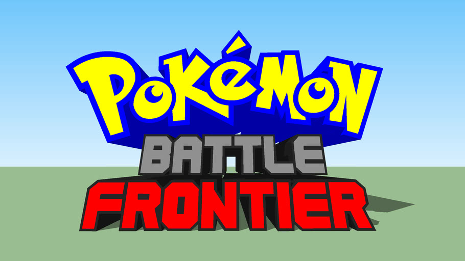 Pokemon Battle Frontier Logo | 3D Warehouse