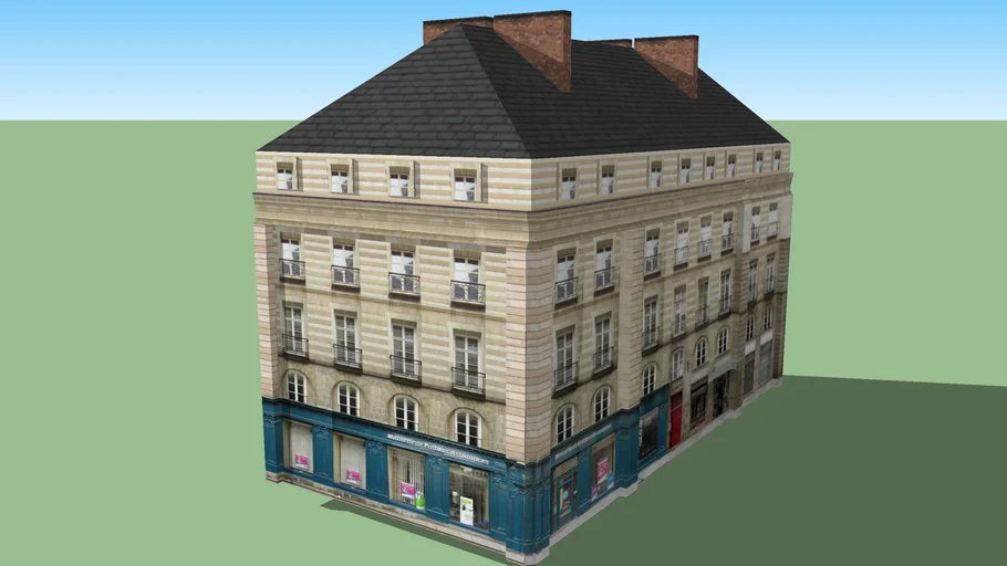 8 Rue de Coetquen Rennes | 3D Warehouse